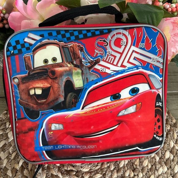 Disney | Accessories | Disney Cars Backpack Mcqueen Lunchbox | Poshmark